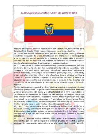 Constitución Ecuatoriana 2008 Pdf – VYJSBI