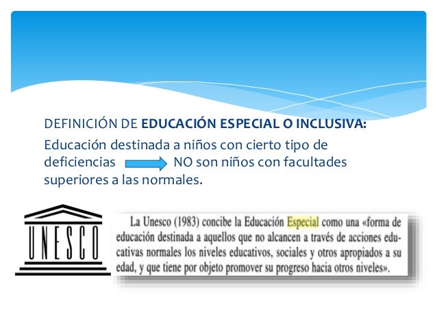 La educación especial (2)