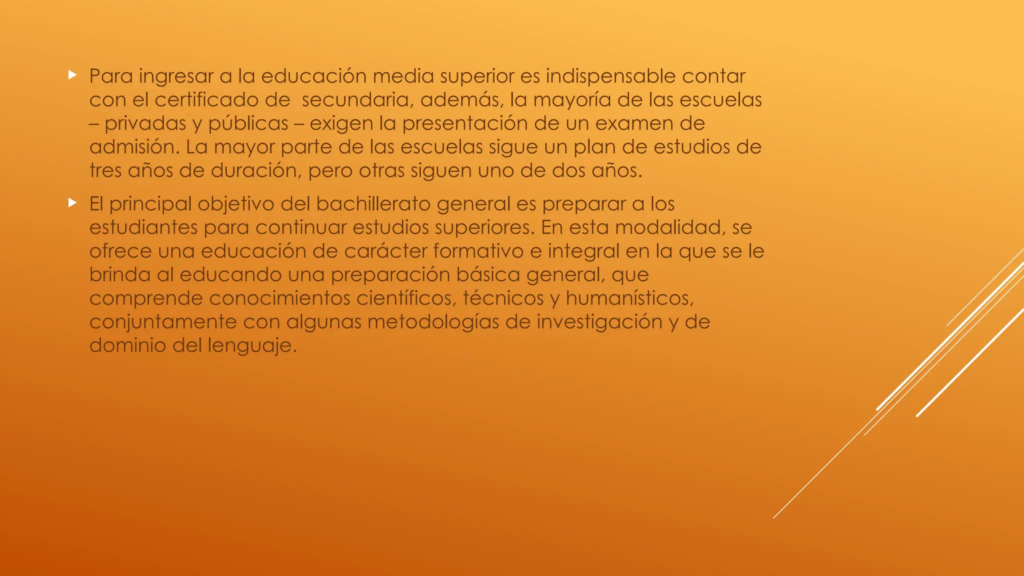 La Educacion Media Superior en México... | PPT