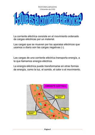 La Electricidad Y Sus Aplicaciones Docx