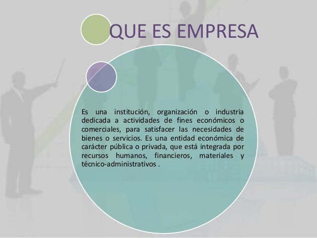 definiciones de empresa