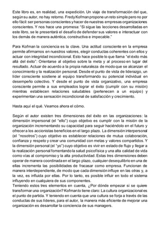 La empresa consciente | DOCX