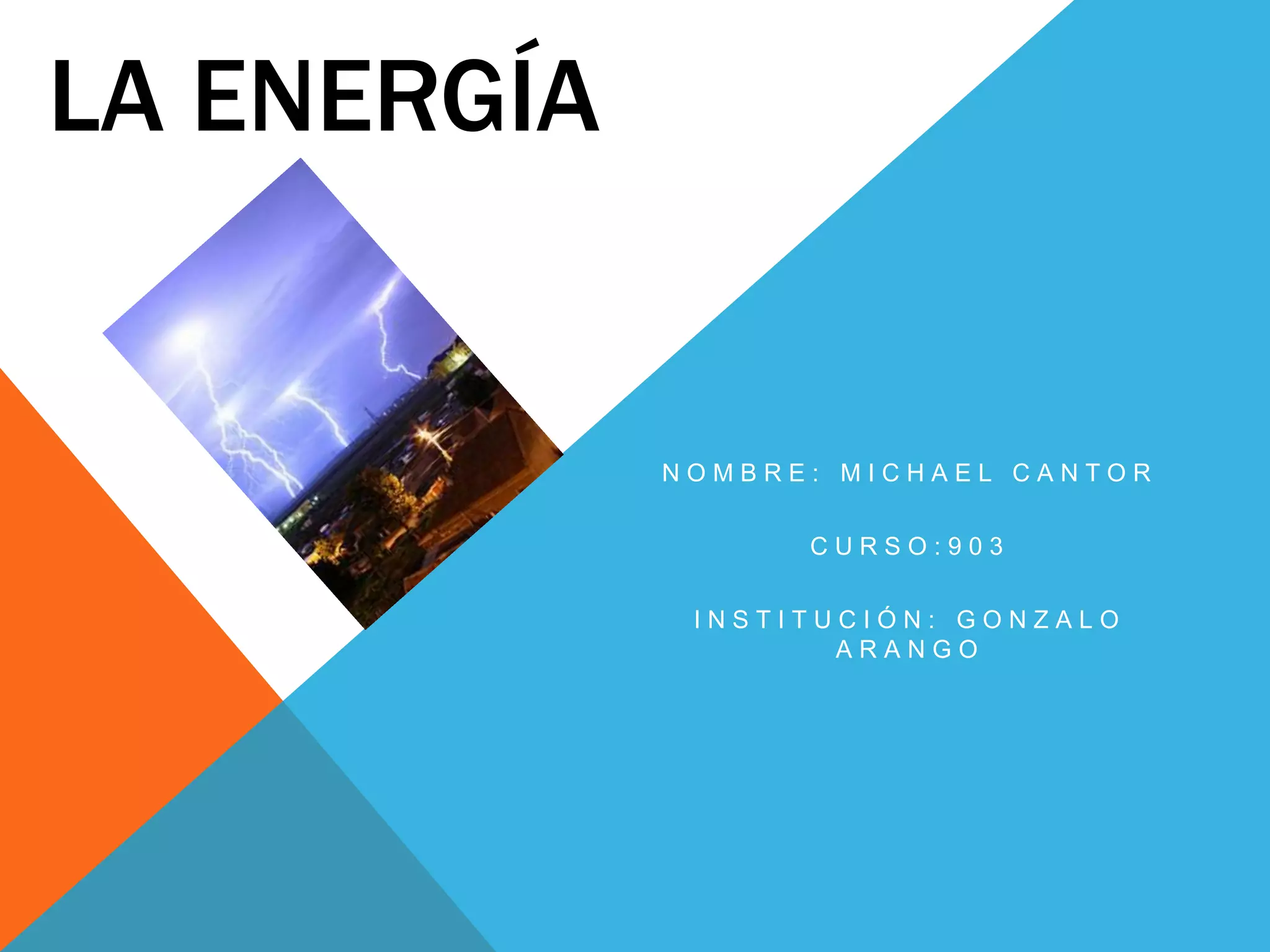 La energía | PPTX