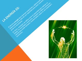 La energía | PPTX