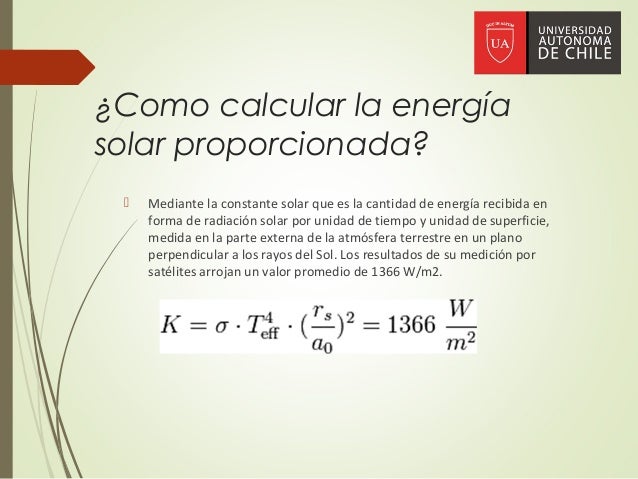Presentación de la energía solar