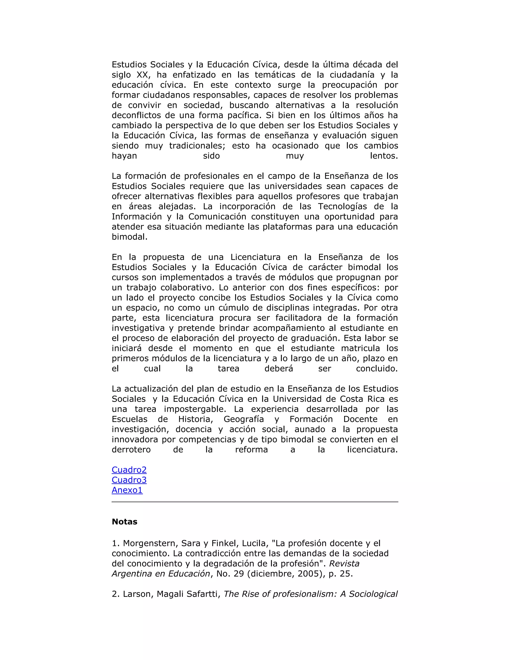 La enseñanza de los estudios sociales | PDF