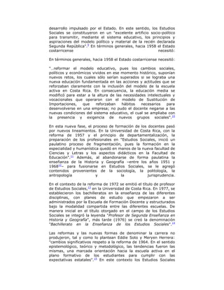 La enseñanza de los estudios sociales | DOCX