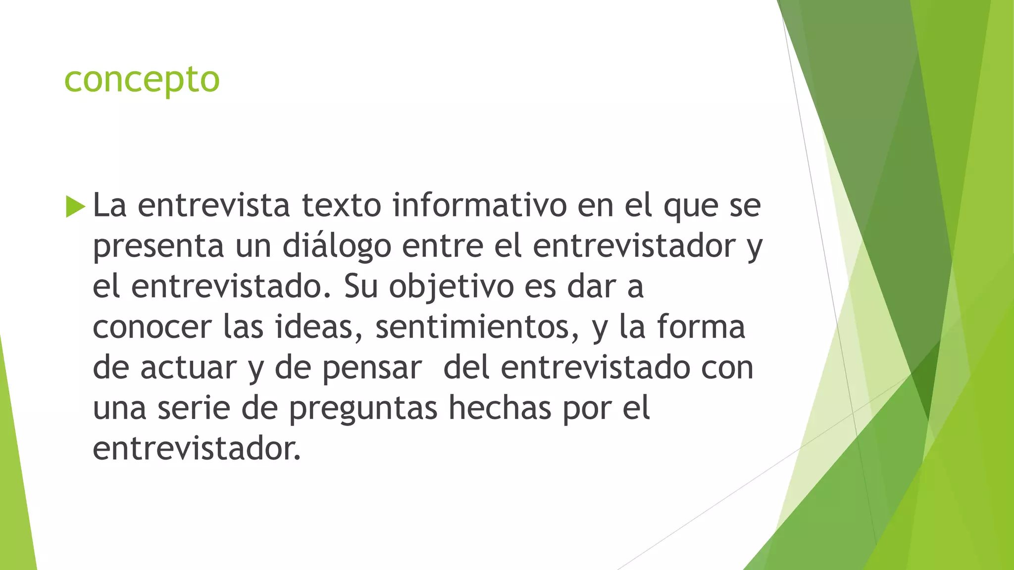 La entrevista escrita | PPTX