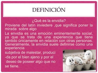 La envidia | PPTX