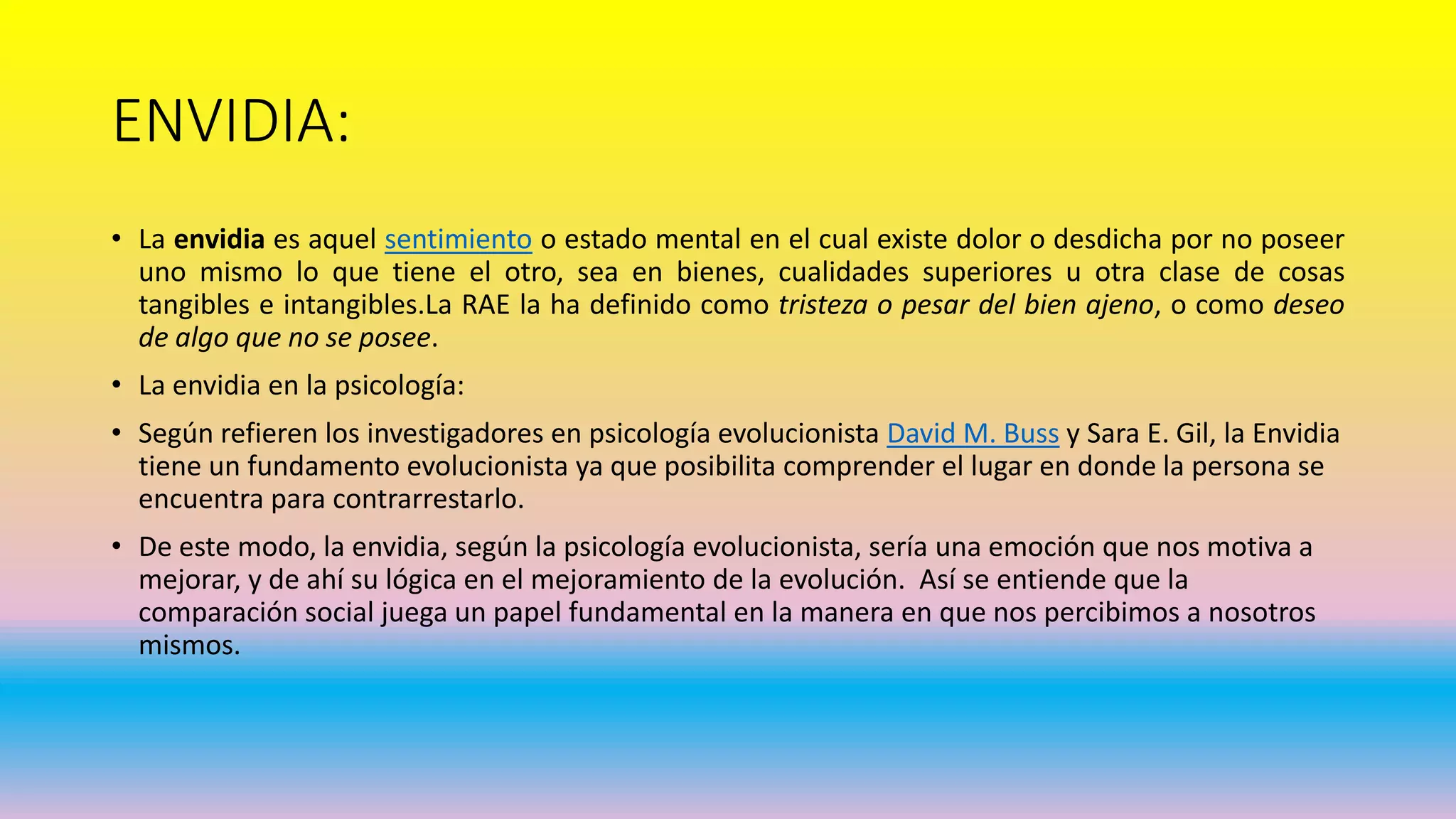 La envidia | PPT