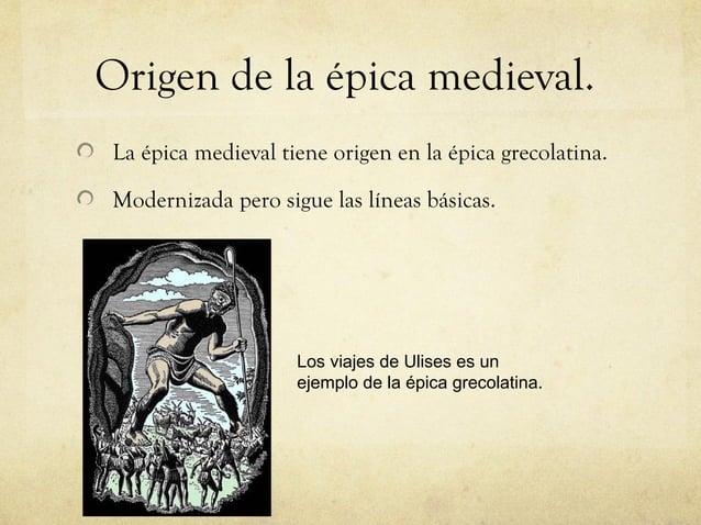 La epica medieval | PPT