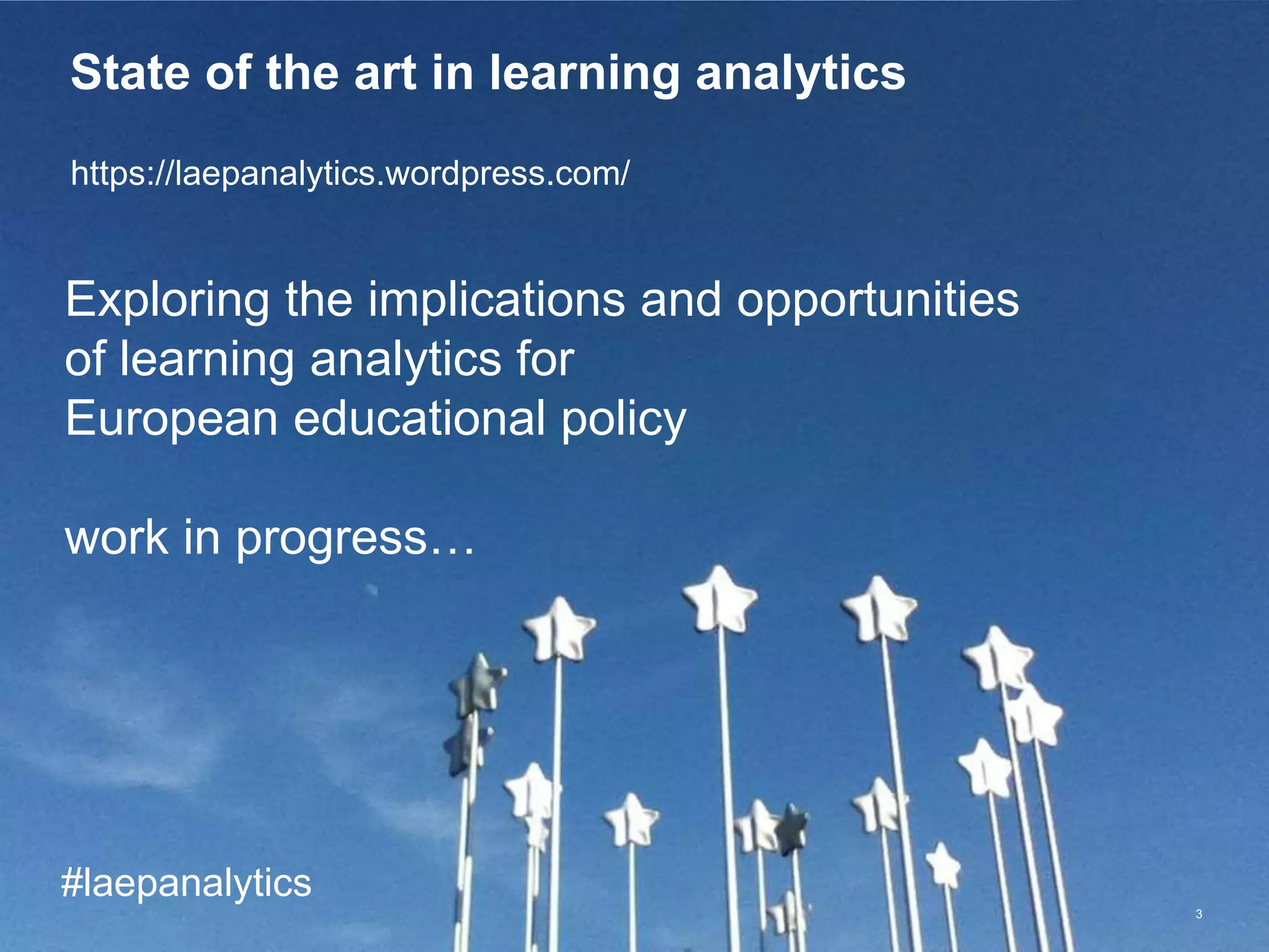 Overview of the LAEP learning analytics project | PPT