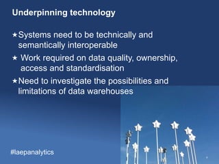 Overview of the LAEP learning analytics project | PPT