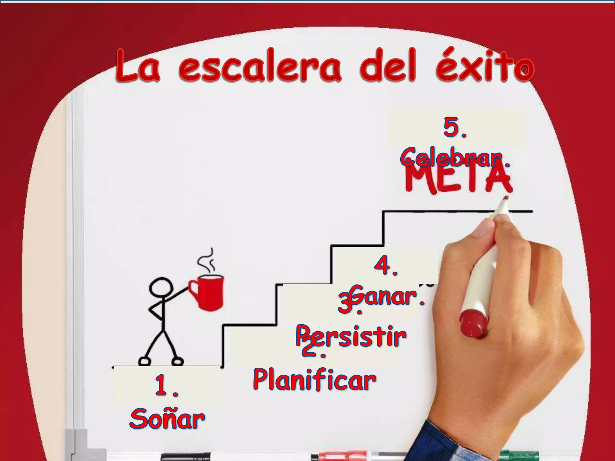 La escalera del exito metas | PPT