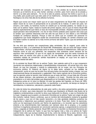 La Esclavitud Femenina John Stuart Mill | DOC