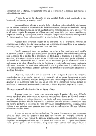 La escuela inclusiva miguel lopez melero | PDF