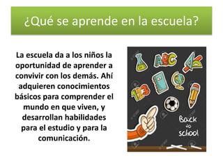 La escuela | PPTX
