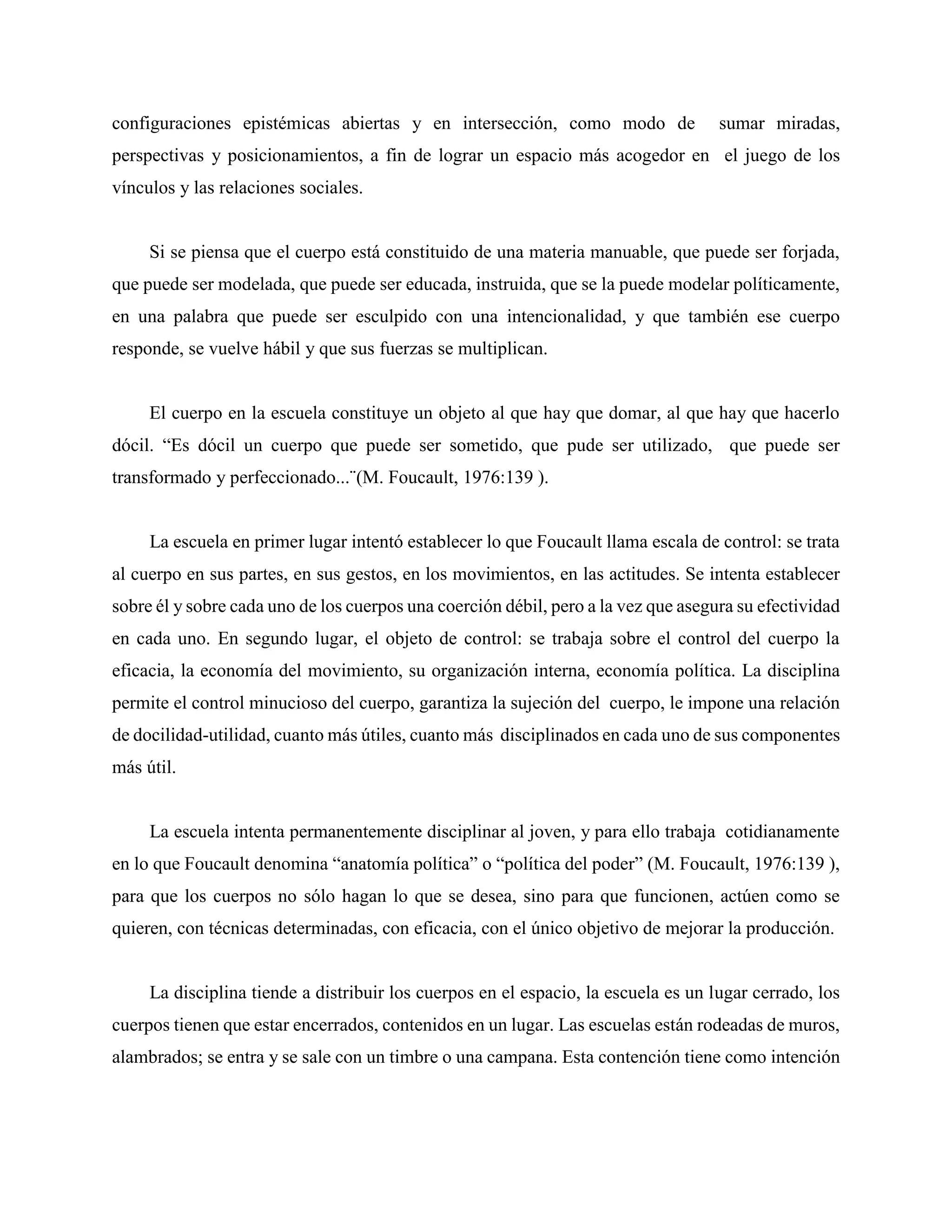 La escuela y las relaciones de poder | DOCX