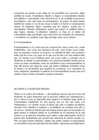 La esencia de la filosofia | DOCX