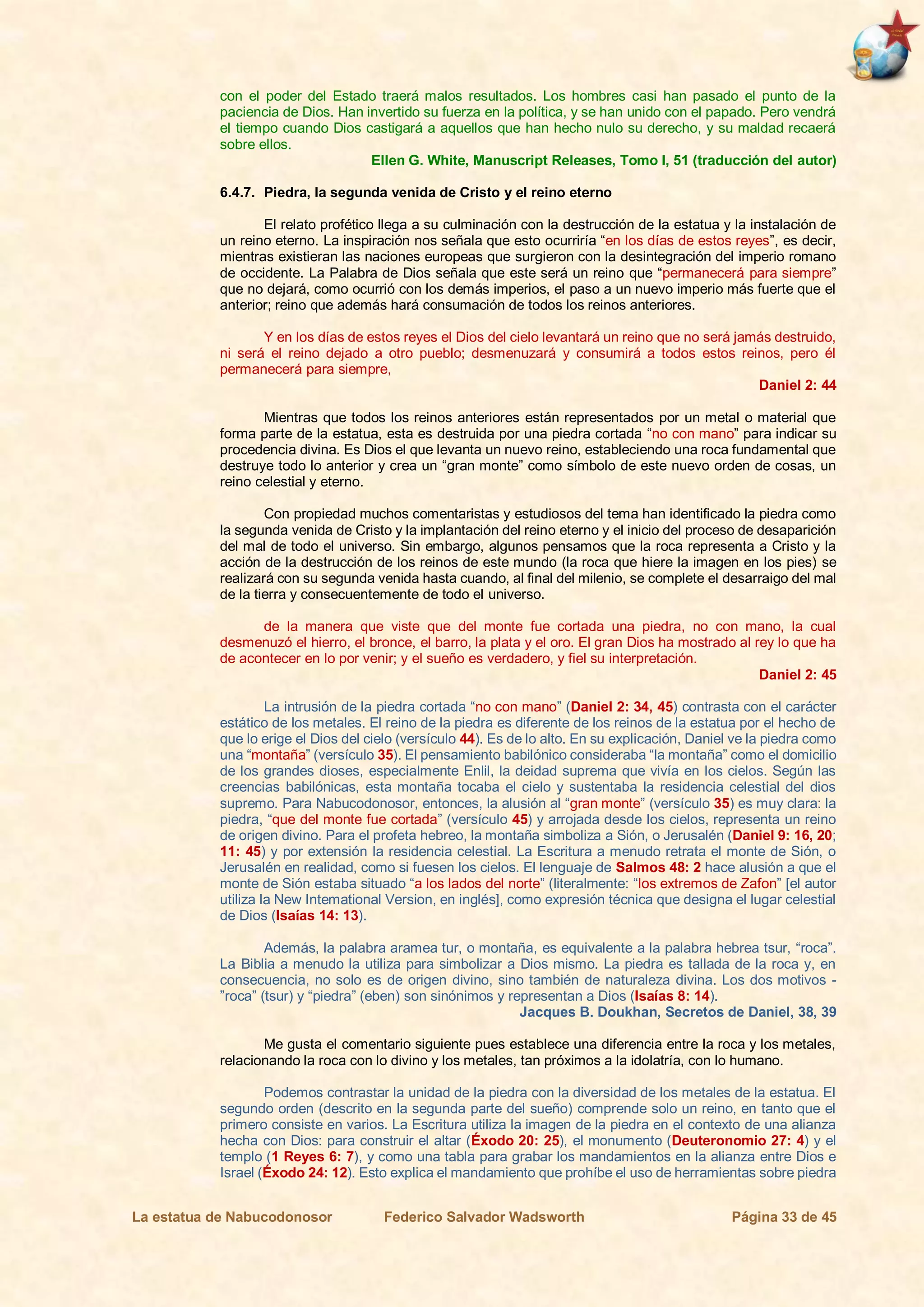 La estatua de nabucodonosor | PDF