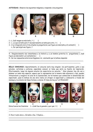 La estetica y la belleza atraves del tiempo | PDF