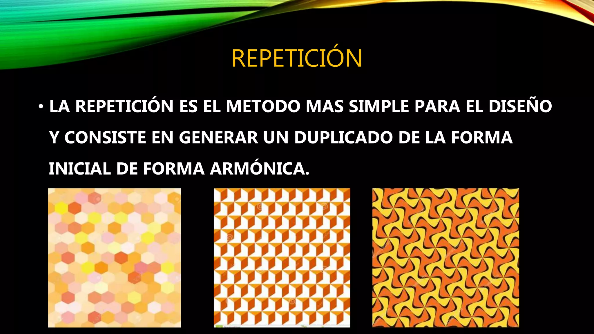La estructura de la imagen REPETICIÓN | PPT