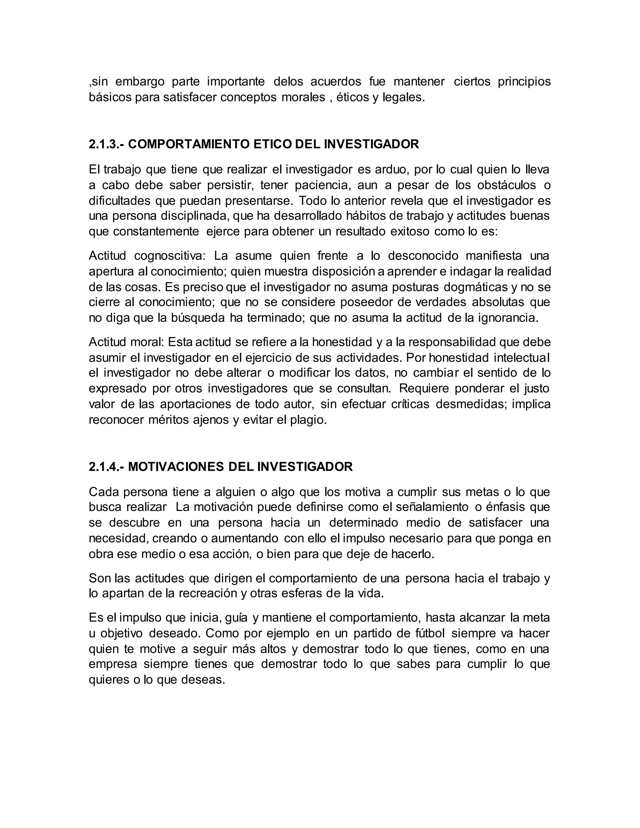 La etica en la ciencia y la tecnologia | DOCX