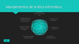 La etica y la informatica ramirez | PPTX