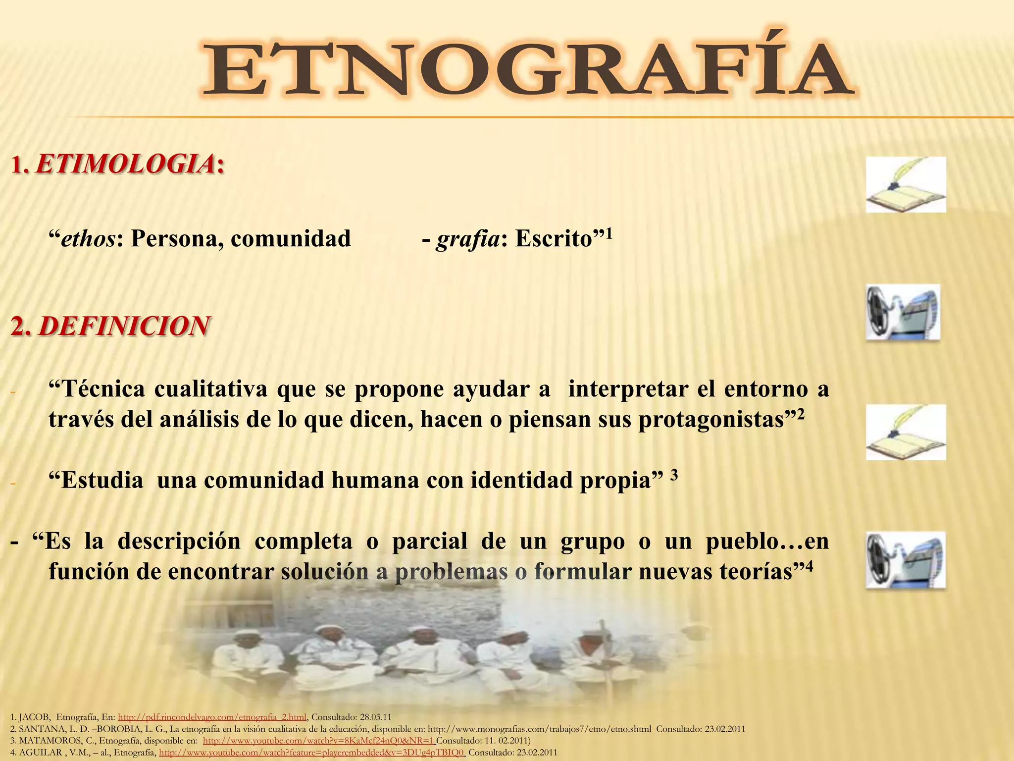 La etnografia | PPTX