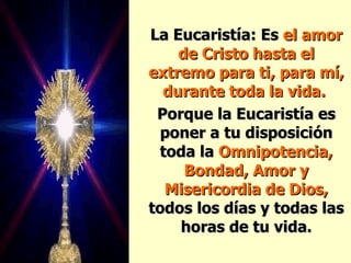 La Eucaristia | PPT