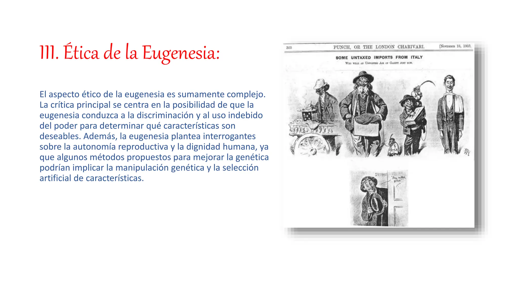 La Eugenesia.pptx,investigación sobre este fenomeno | PPT