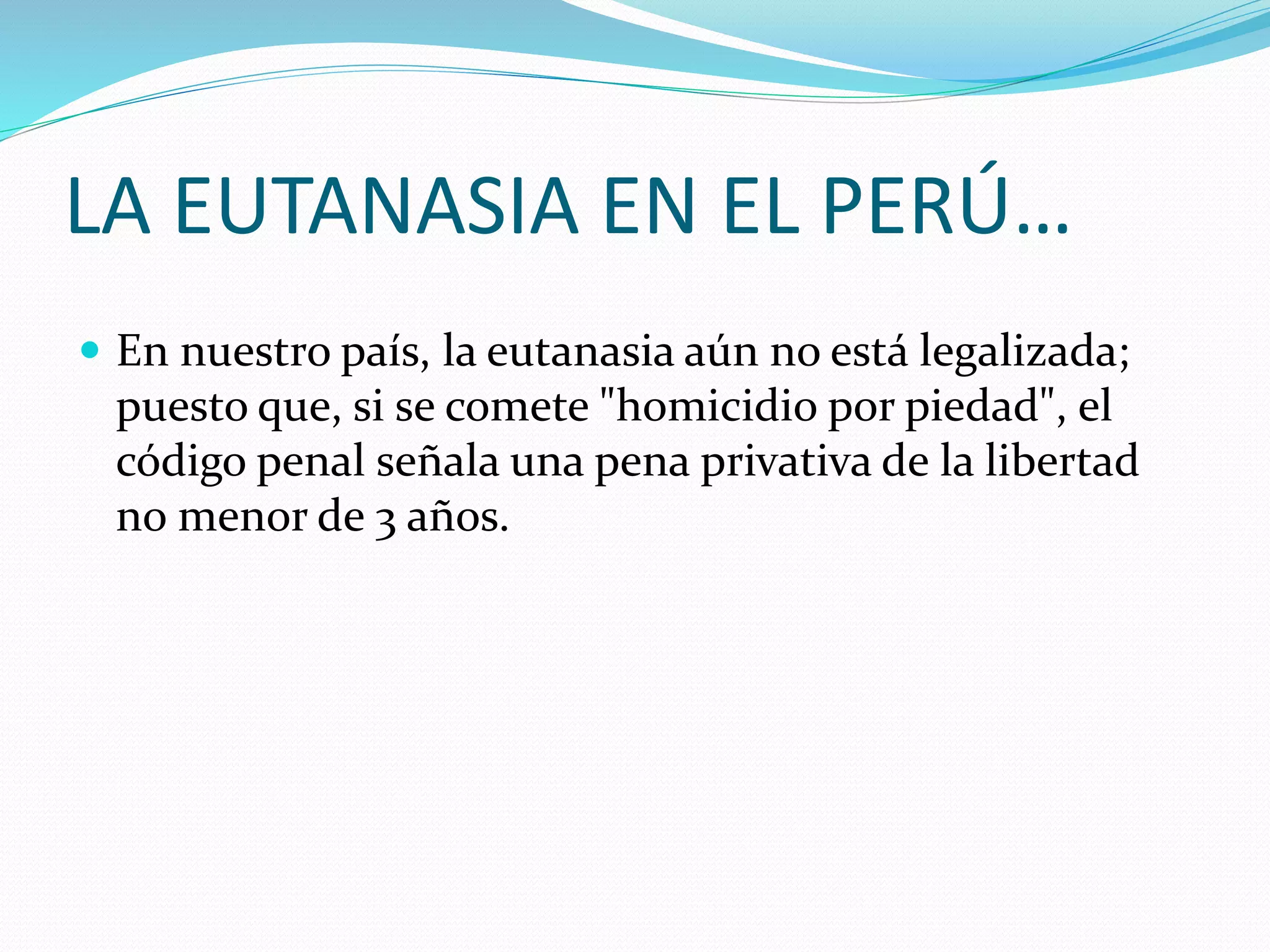 La eutanasia | PPTX