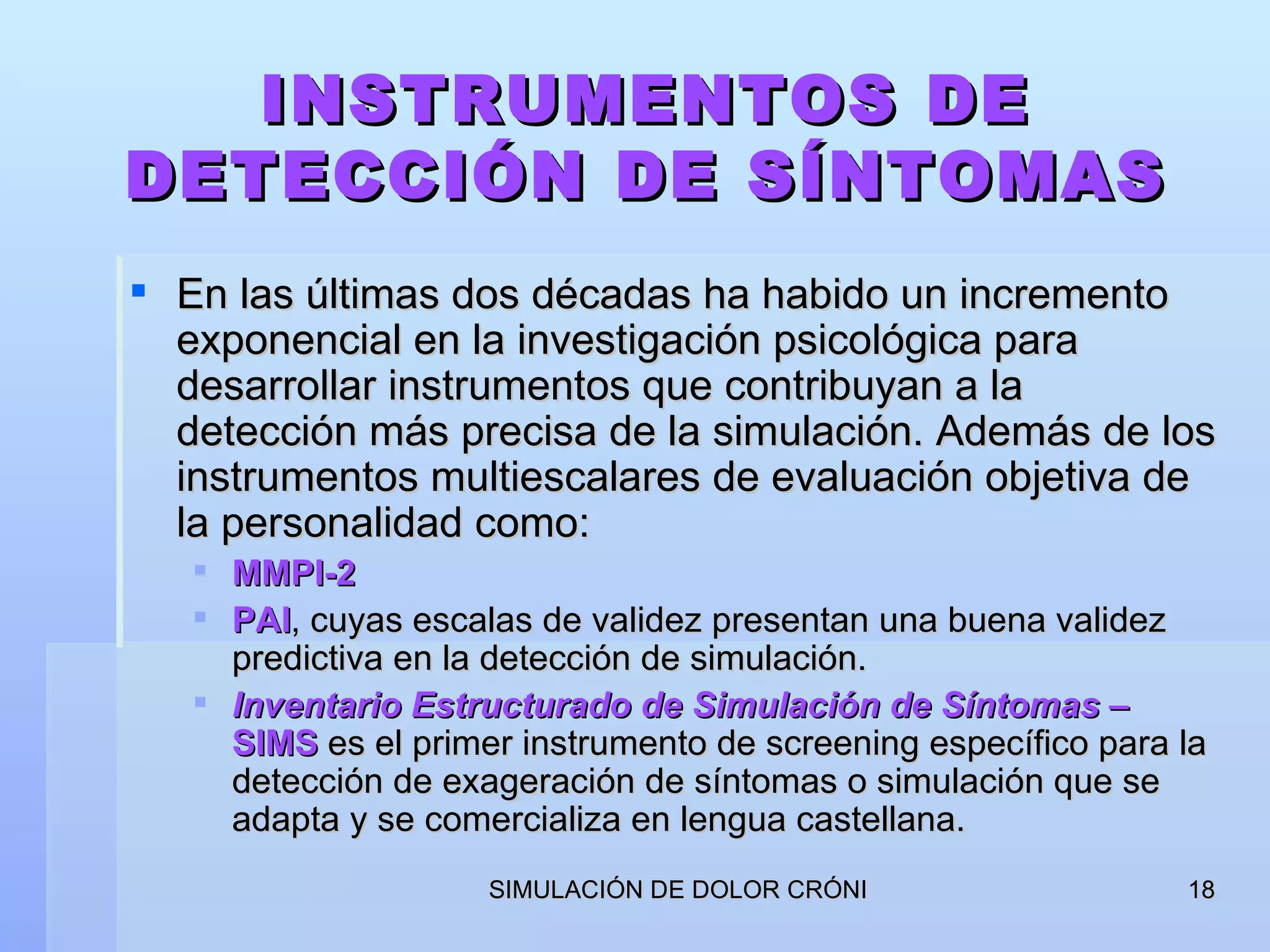 La EvaluacióN Del Dolor Desde Una Perspectiva Biopsicosocial | PPT