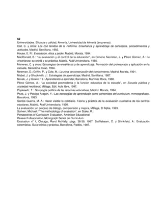 La evaluación Litwin Celman Camillioni | PDF