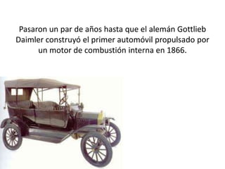 La evolución de automóvil | PPTX