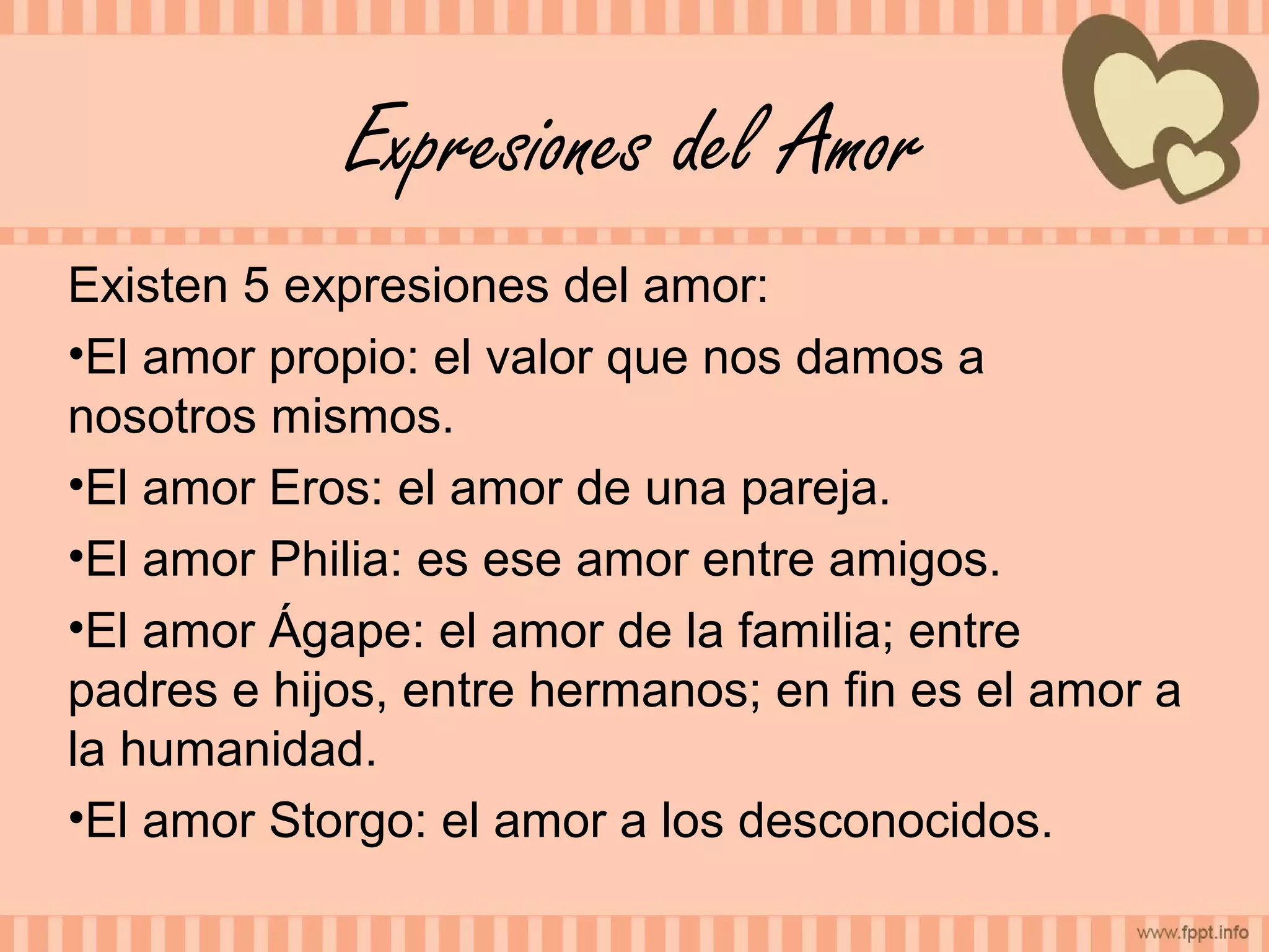 La Evolución del Amor | PPT