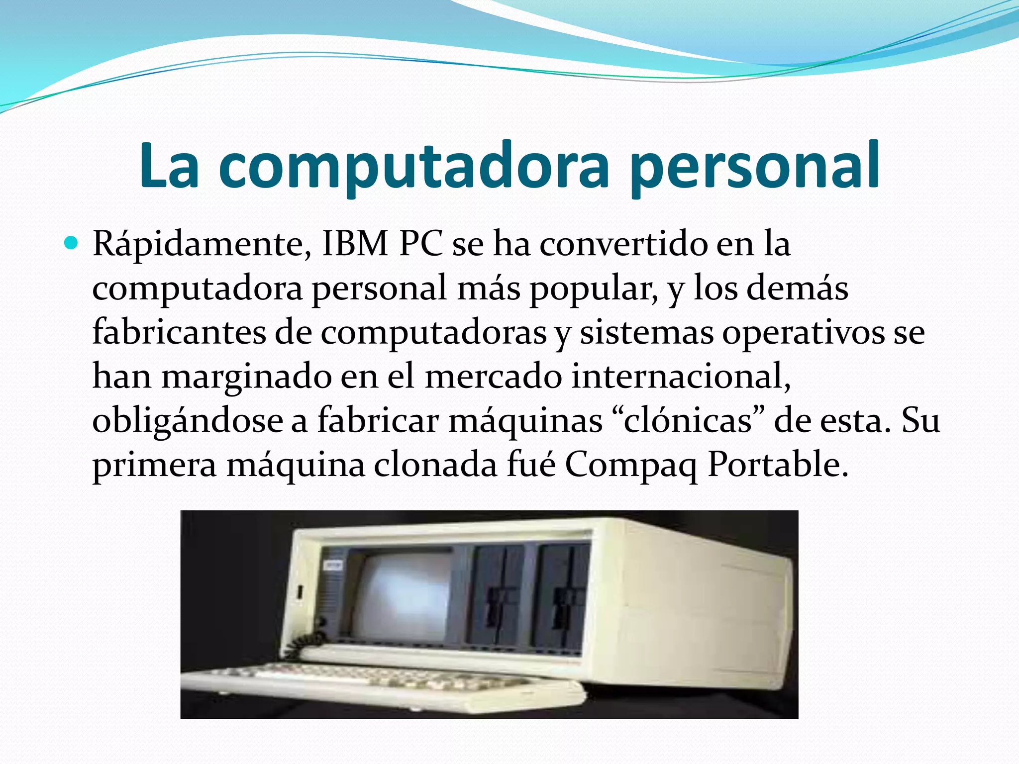 La evolución de las computadoras | PPTX
