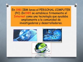 La evolución de las comunicaciones en los últimos (1) | PPTX