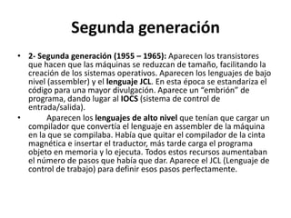 La evolución de los sistemas operativos | PPTX