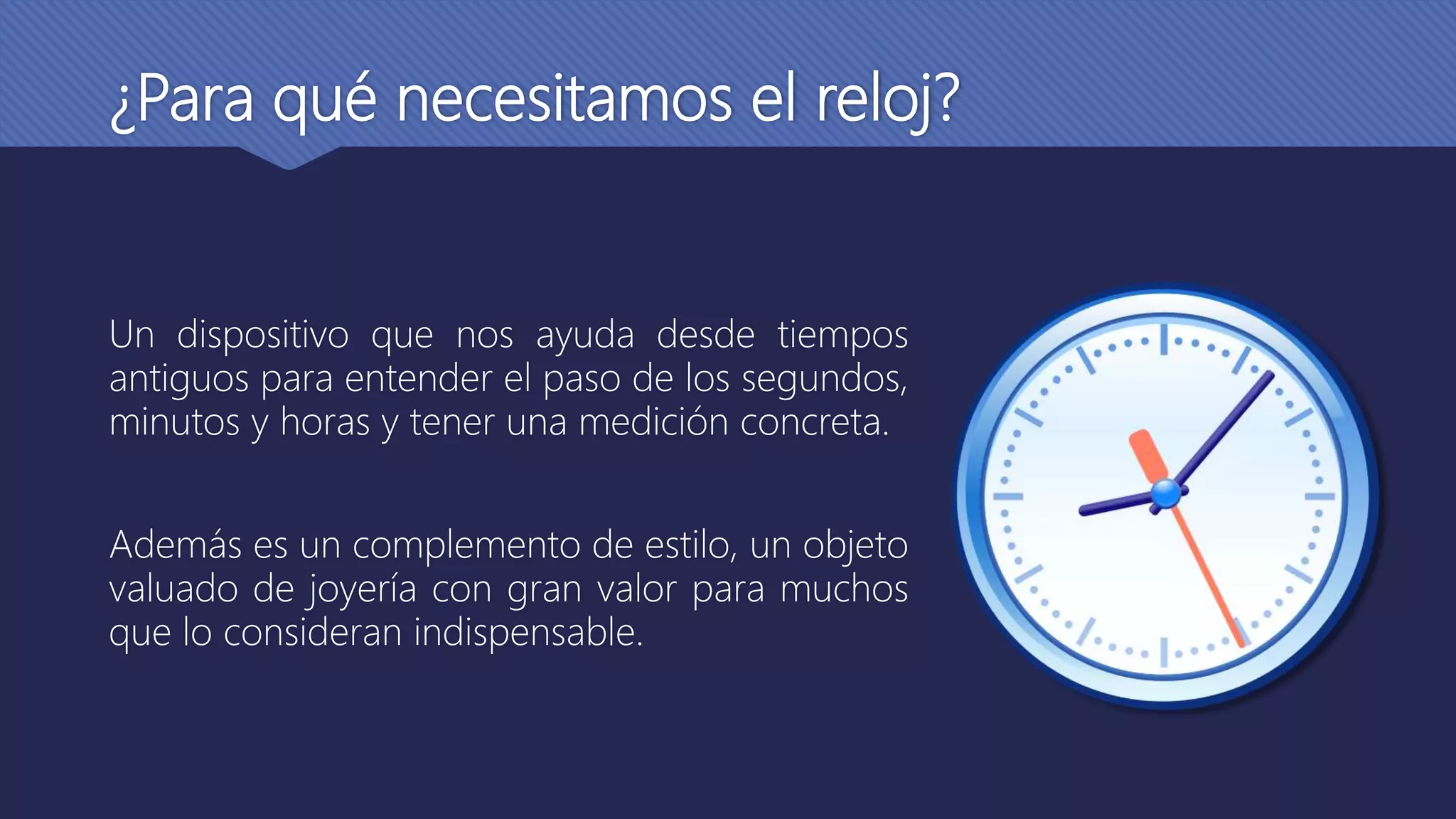 La evolución del reloj | PPTX