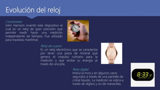 La evolución del reloj | PPTX