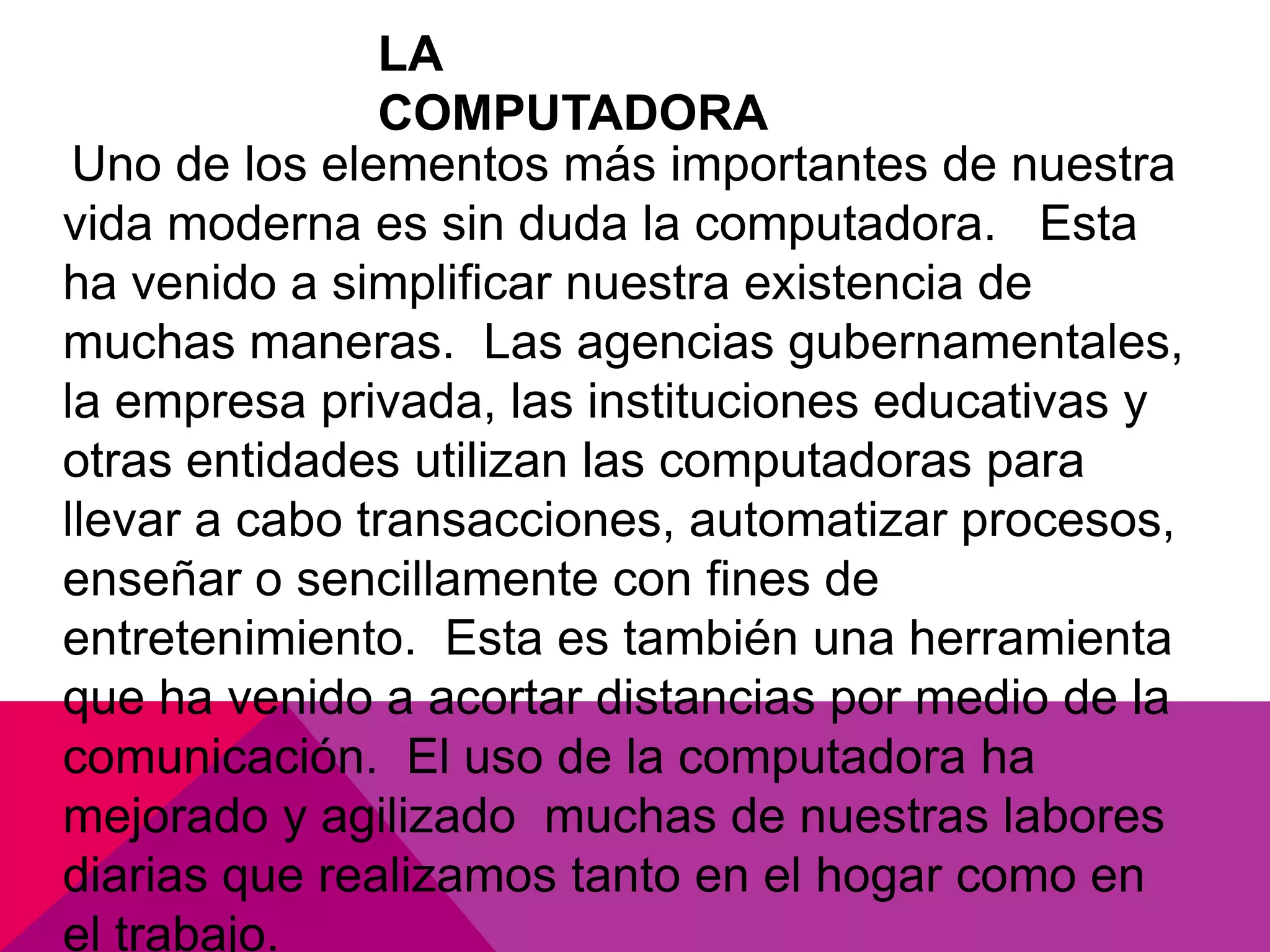 La evolucion de la computadoras | PPT