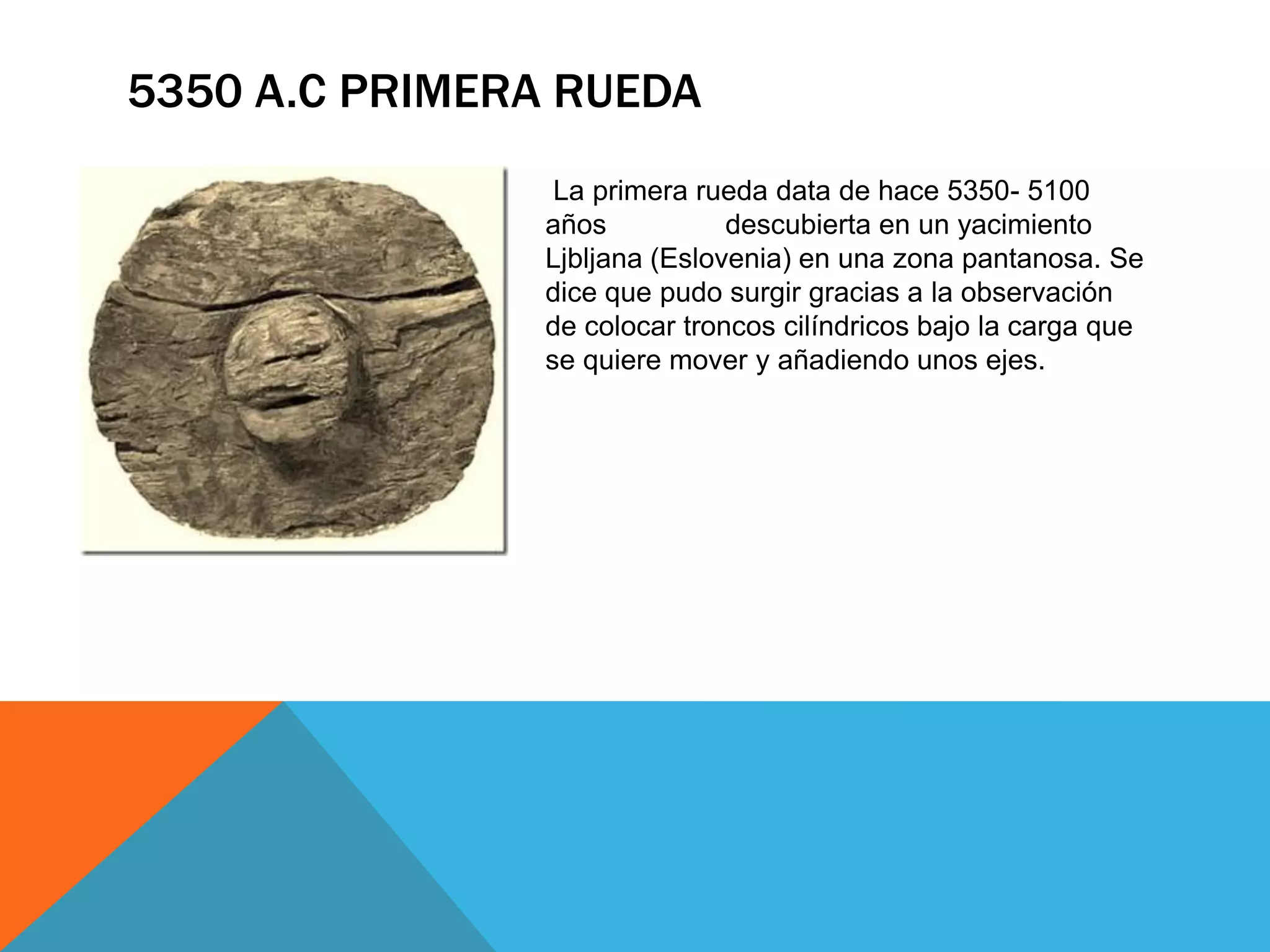 La evolucion de la rueda | PPT