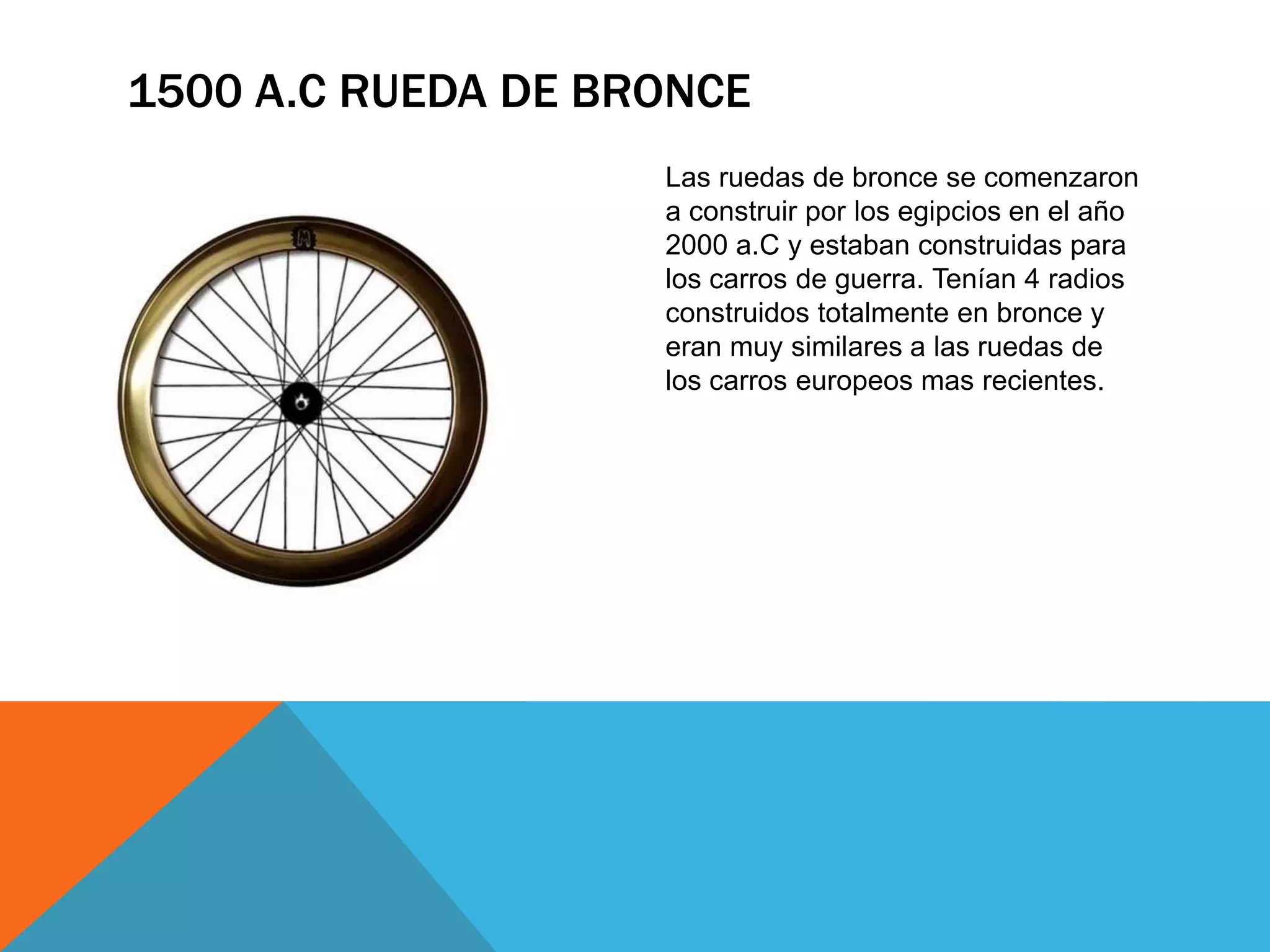 La evolucion de la rueda | PPT