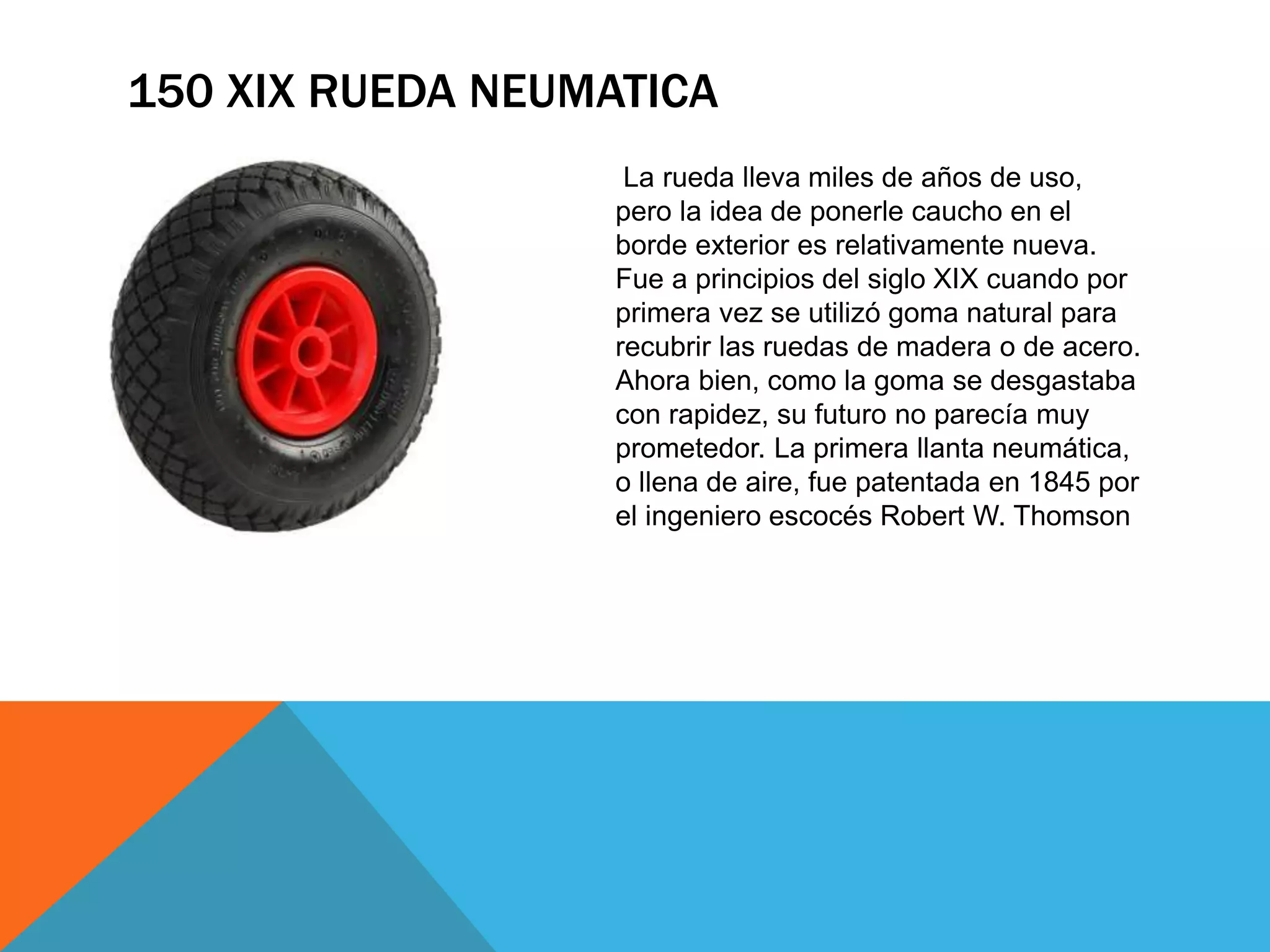 La evolucion de la rueda | PPT