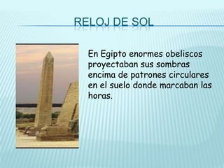 La evolucion del reloj | PPTX