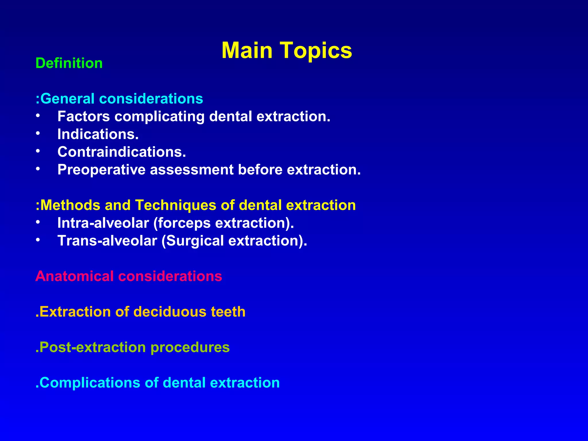 Exodontia | PPT