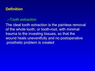 Exodontia | PPT