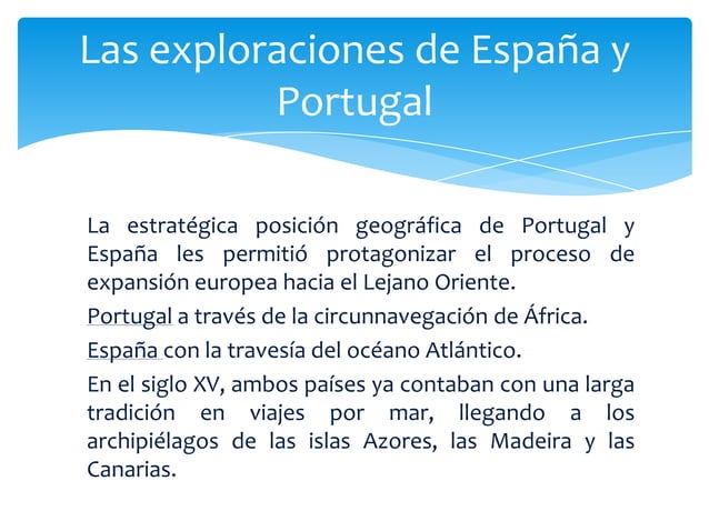 La expansión europea | PPTX | South America Travel | Travel Locations