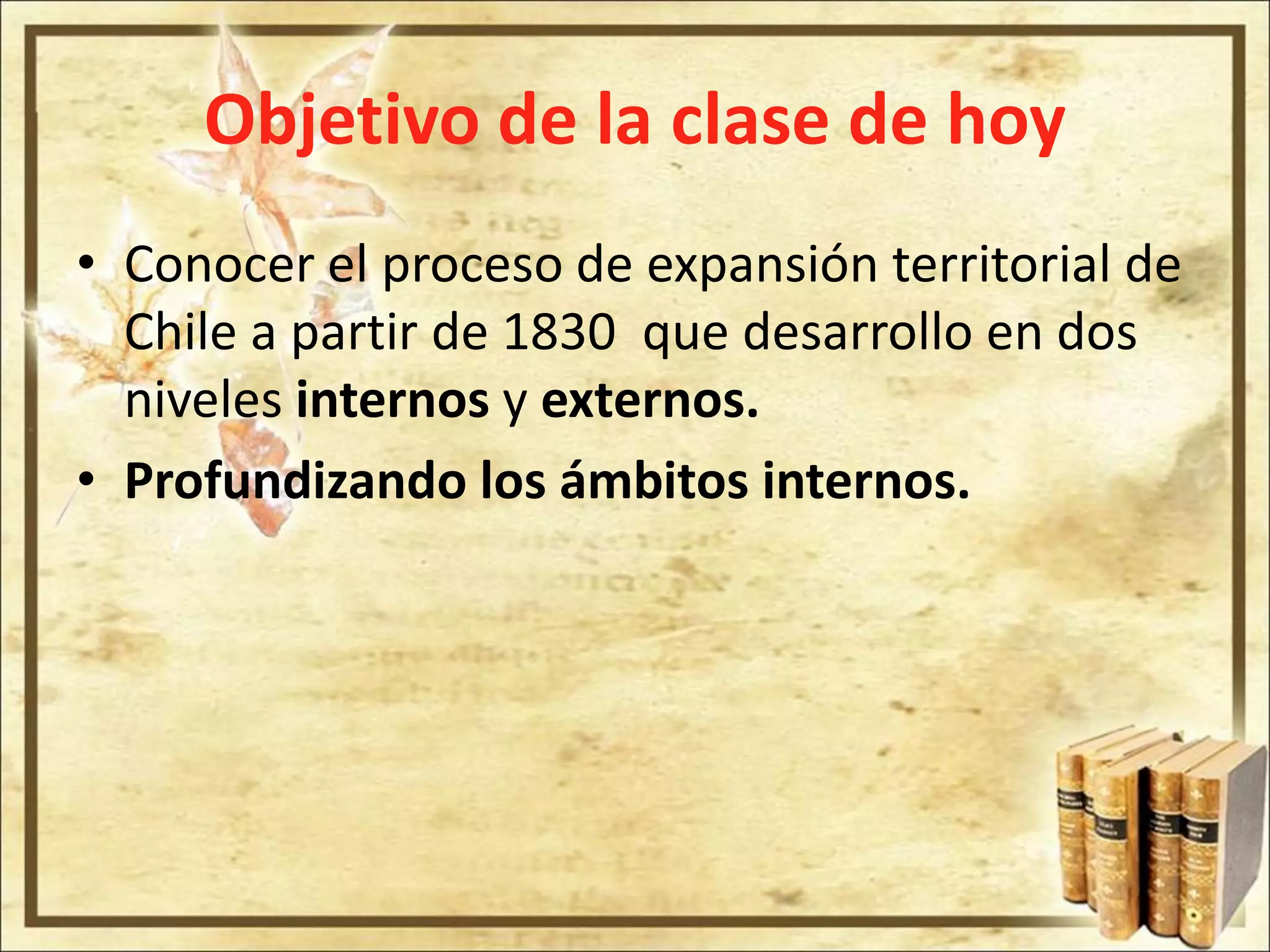 La expansión territorial interior | PDF